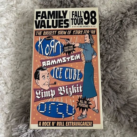 Media | Family Values Tour 98 Vhs | Poshmark